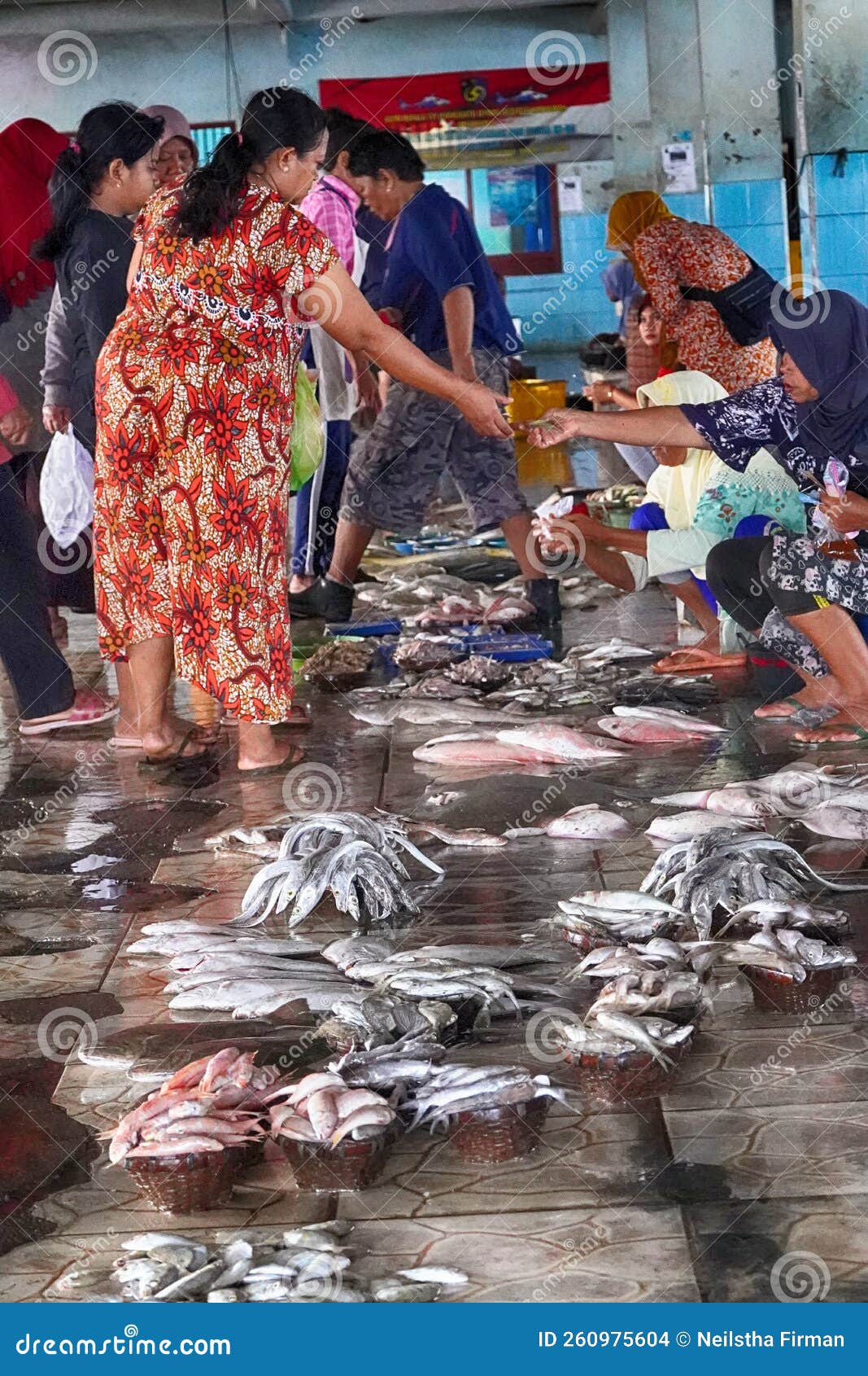 November 6, 2022. Traditional Fish Market in Jepara, Central Java ...