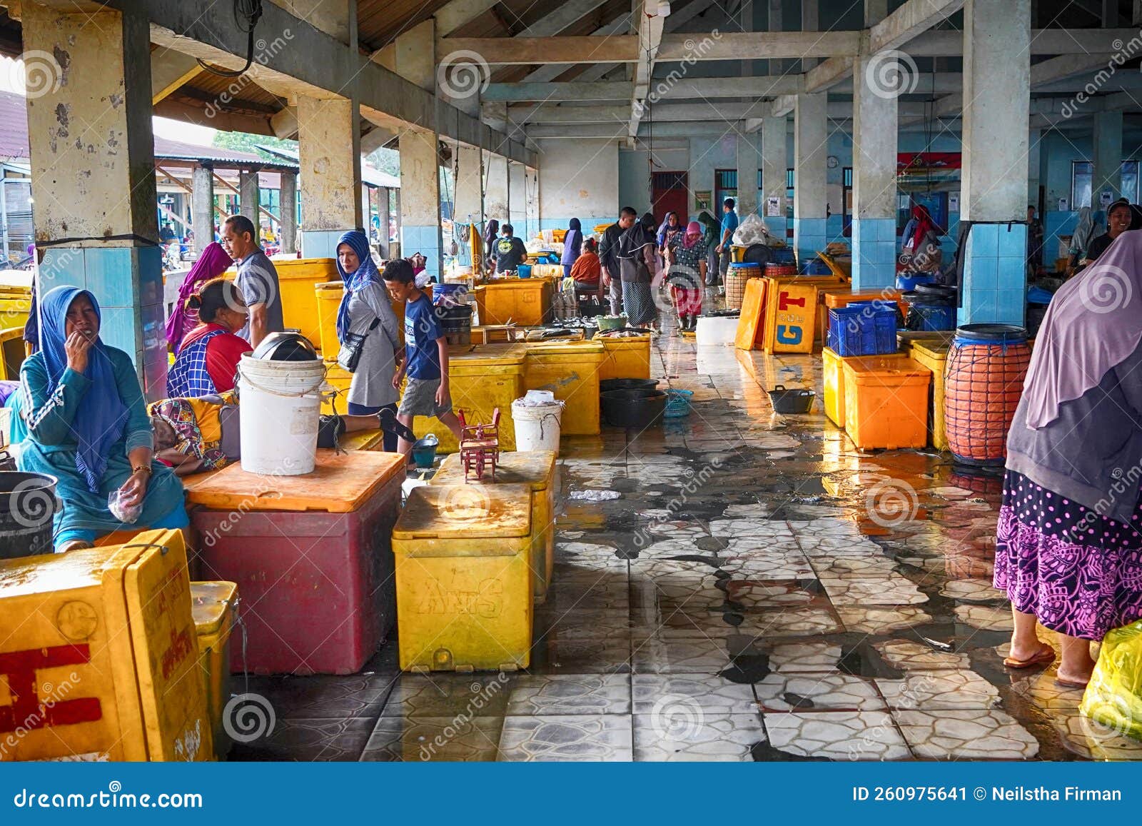 November 6, 2022. Traditional Fish Market in Jepara, Central Java ...