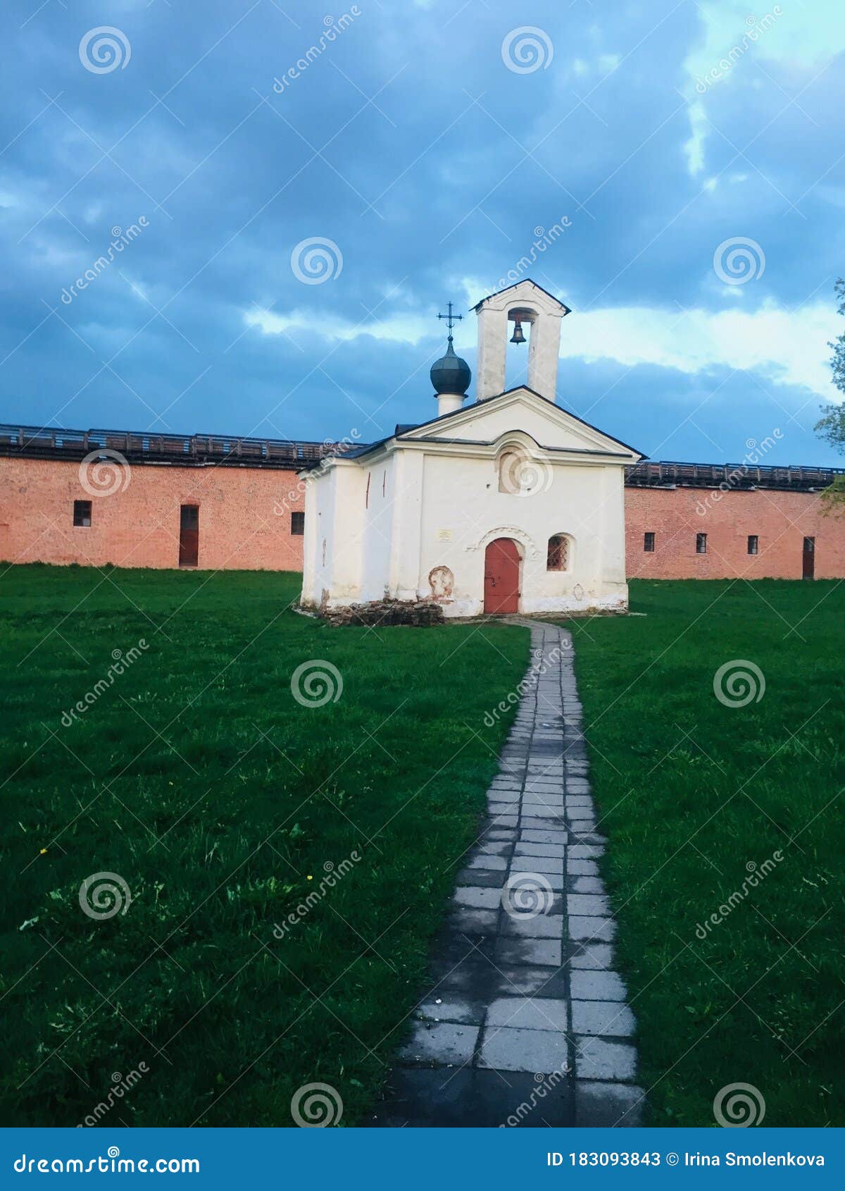 Architecture, Kremlin, Veliky Novgorod, Russian Style Stock Image ...