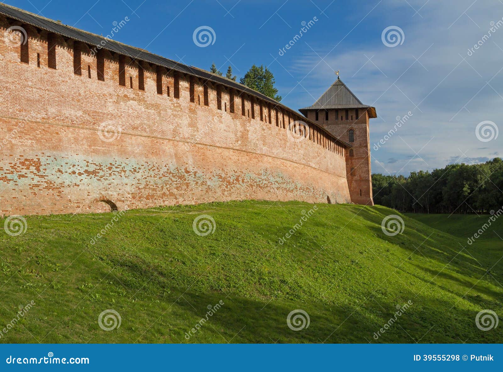 Novgorod Kremlin stock photo. Image of fort, russian - 39555298