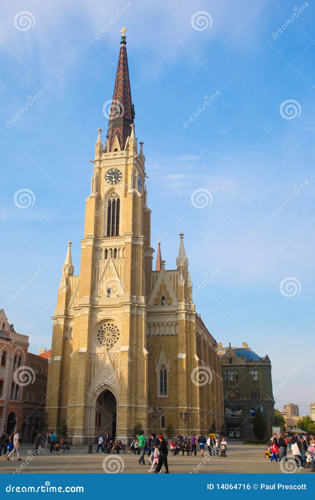 Novi sad cathedral stock photo. Image of balkan, central - 14064716