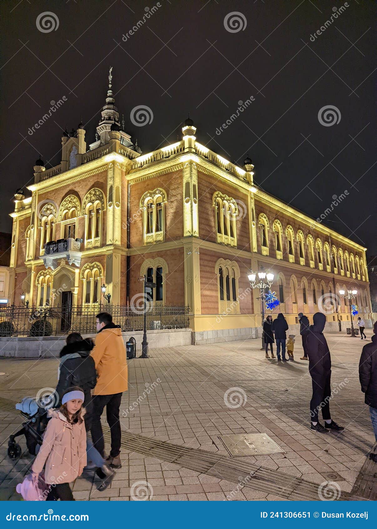 Novi Sad Night Center People Editorial Photo - Image of center, novi ...
