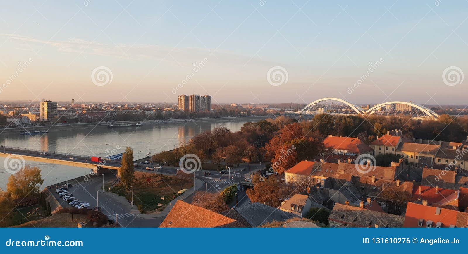 Novi Sad - Serbia stock photo. Image of europe, city - 131610276