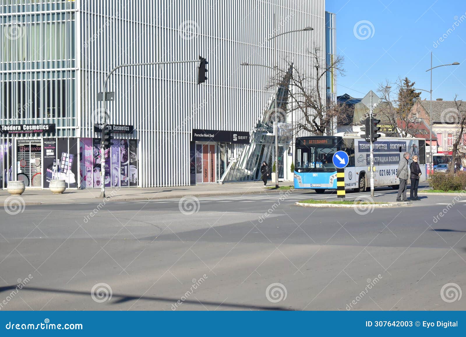 Public Bus Transport System in Novi Sad, Serbia. Editorial Stock Photo ...