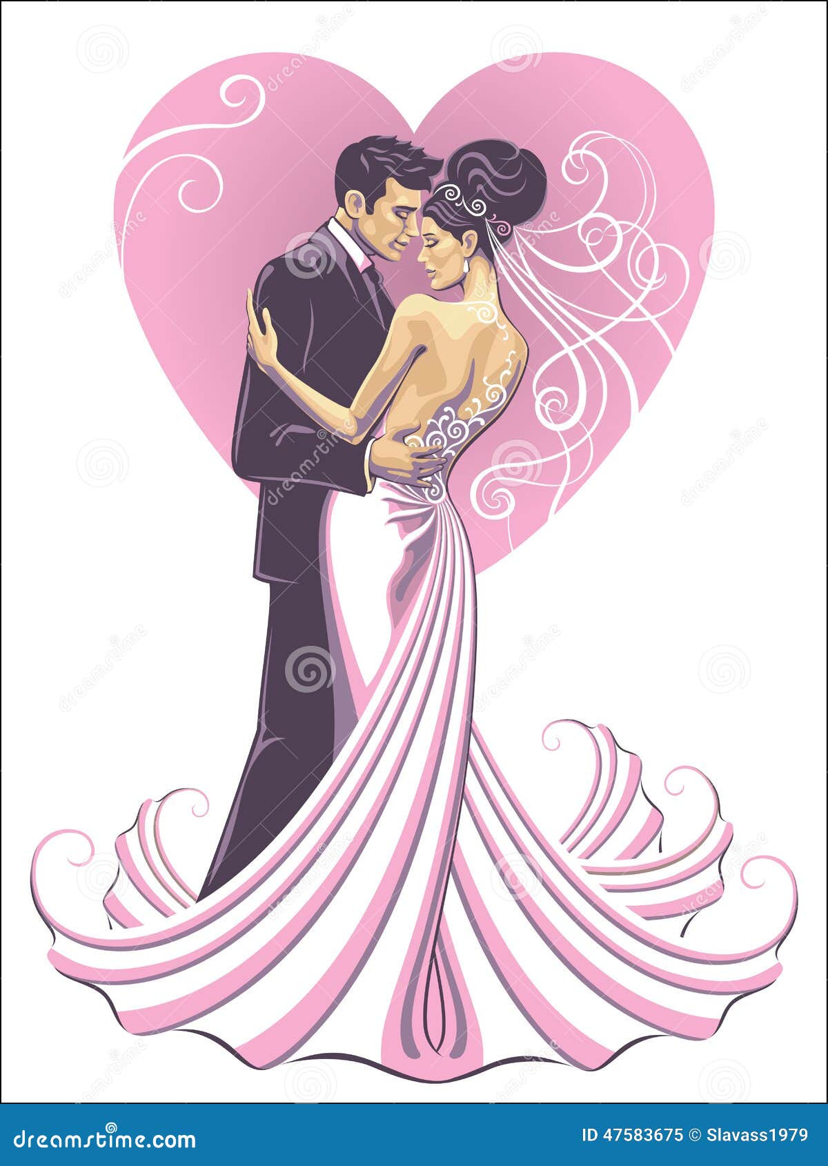 Novias ilustración del vector. Ilustración de apenas - 47583675