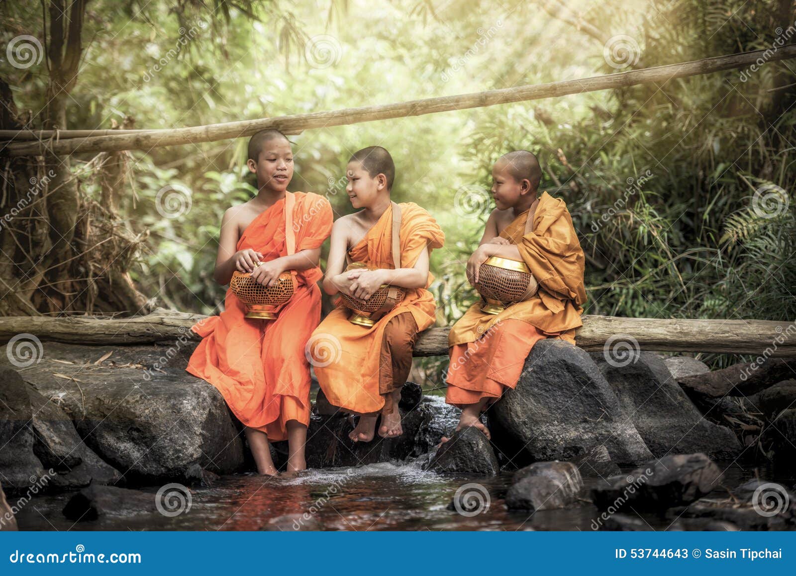 Novice Monk stock image. Image of scene, asia, decoration - 53744643