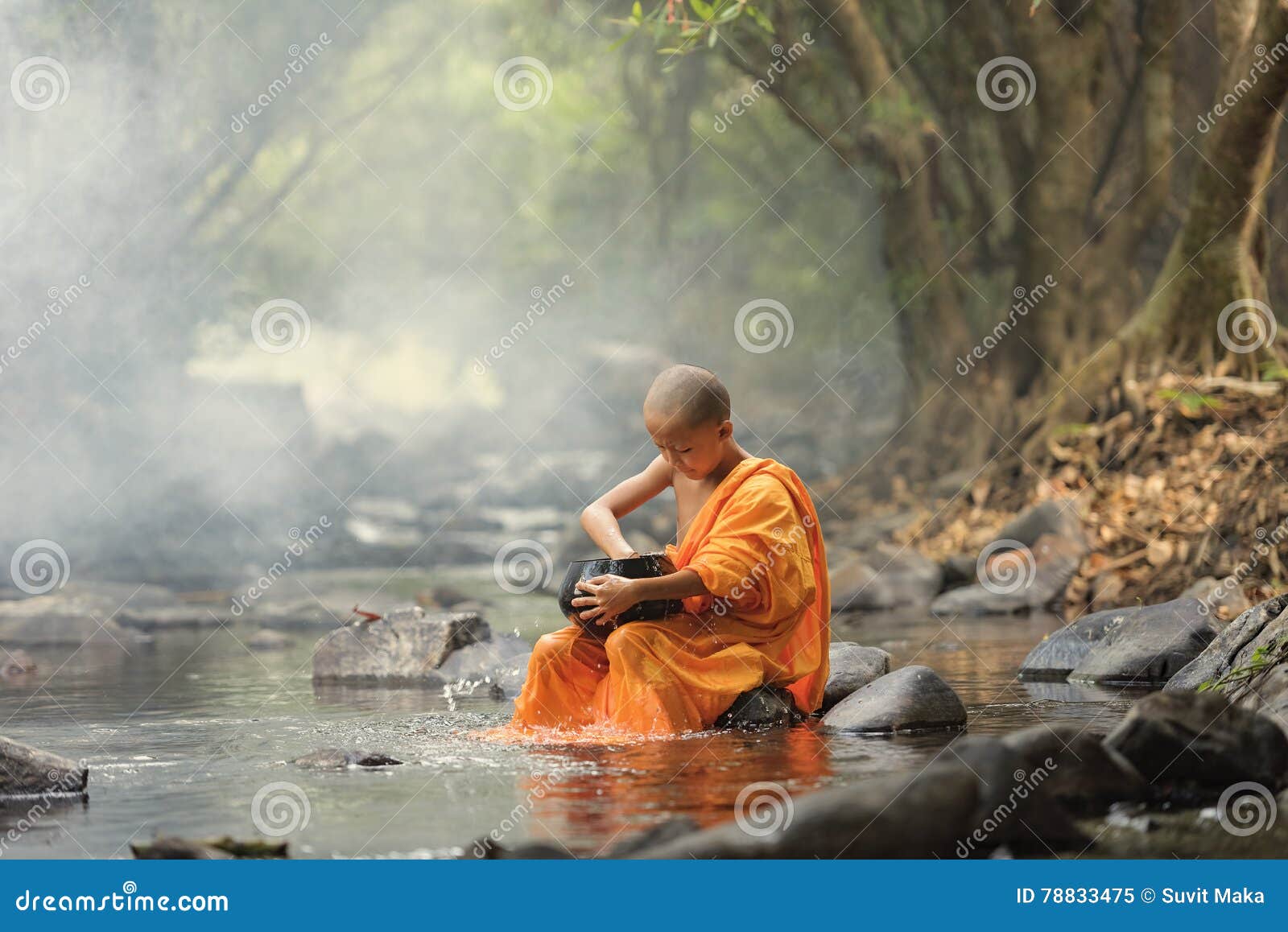 Novice monk stock image. Image of lesson, novice, ethnic - 78833475