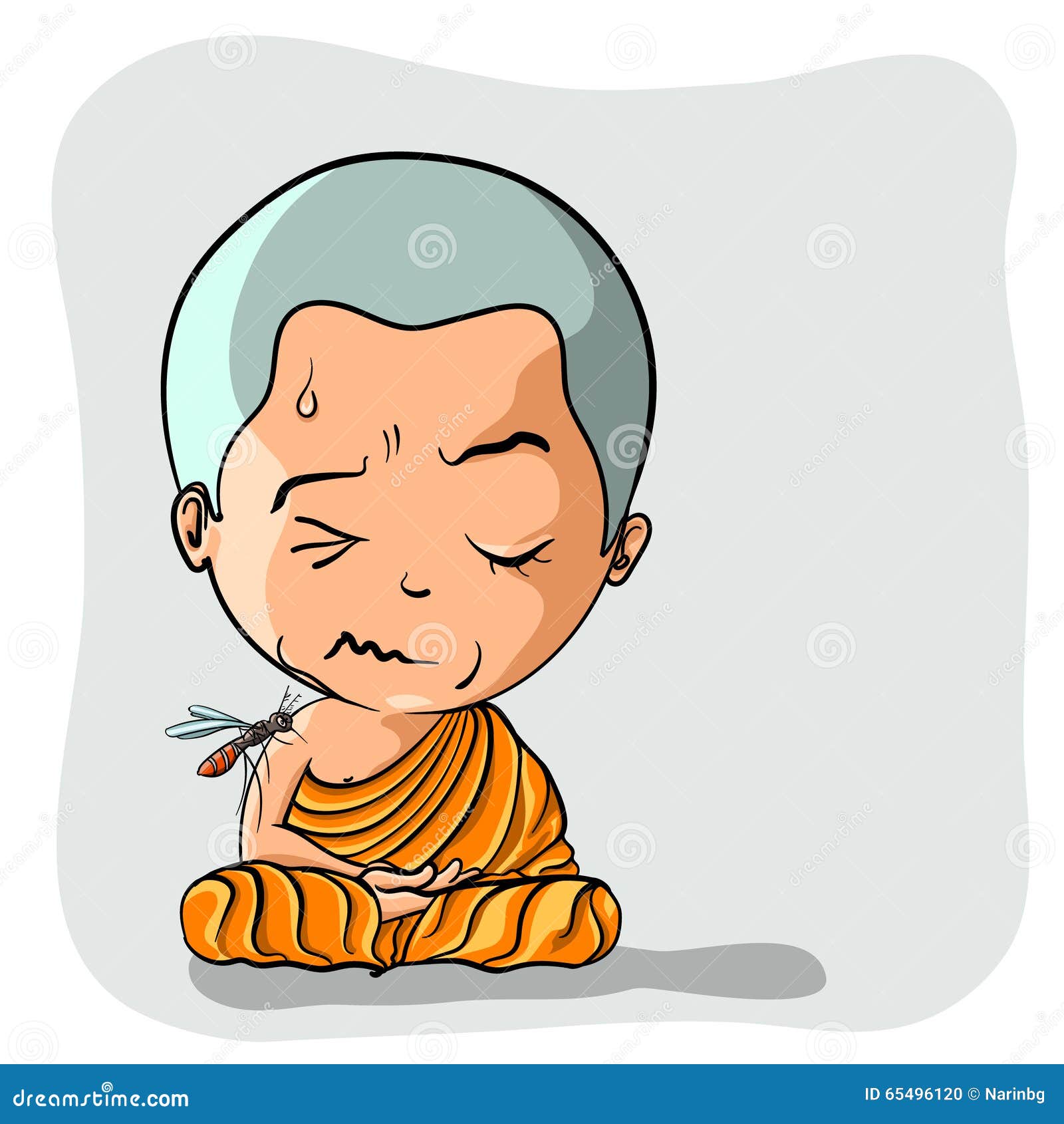 Novice stock vector. Illustration of novice, head, mosquito - 65496120