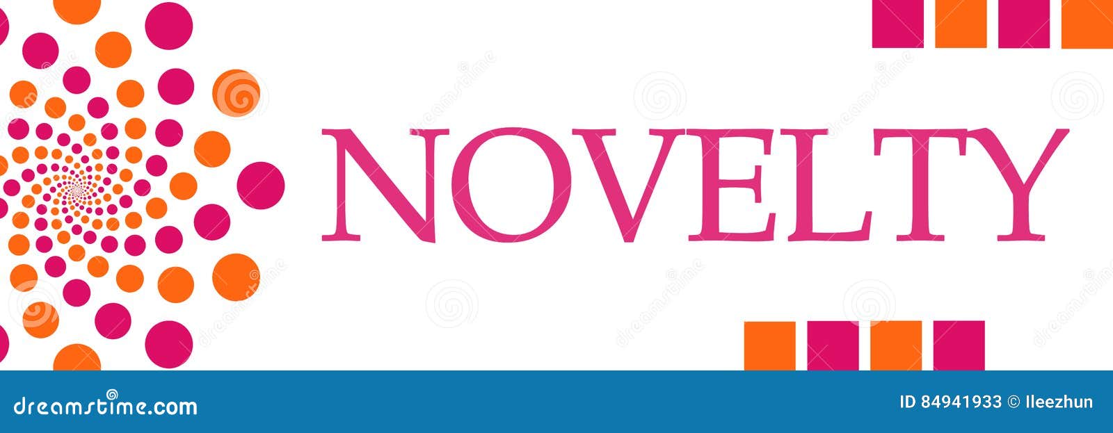 Novidade Dots Horizontal Alaranjado Cor-de-rosa Ilustração Stock ...