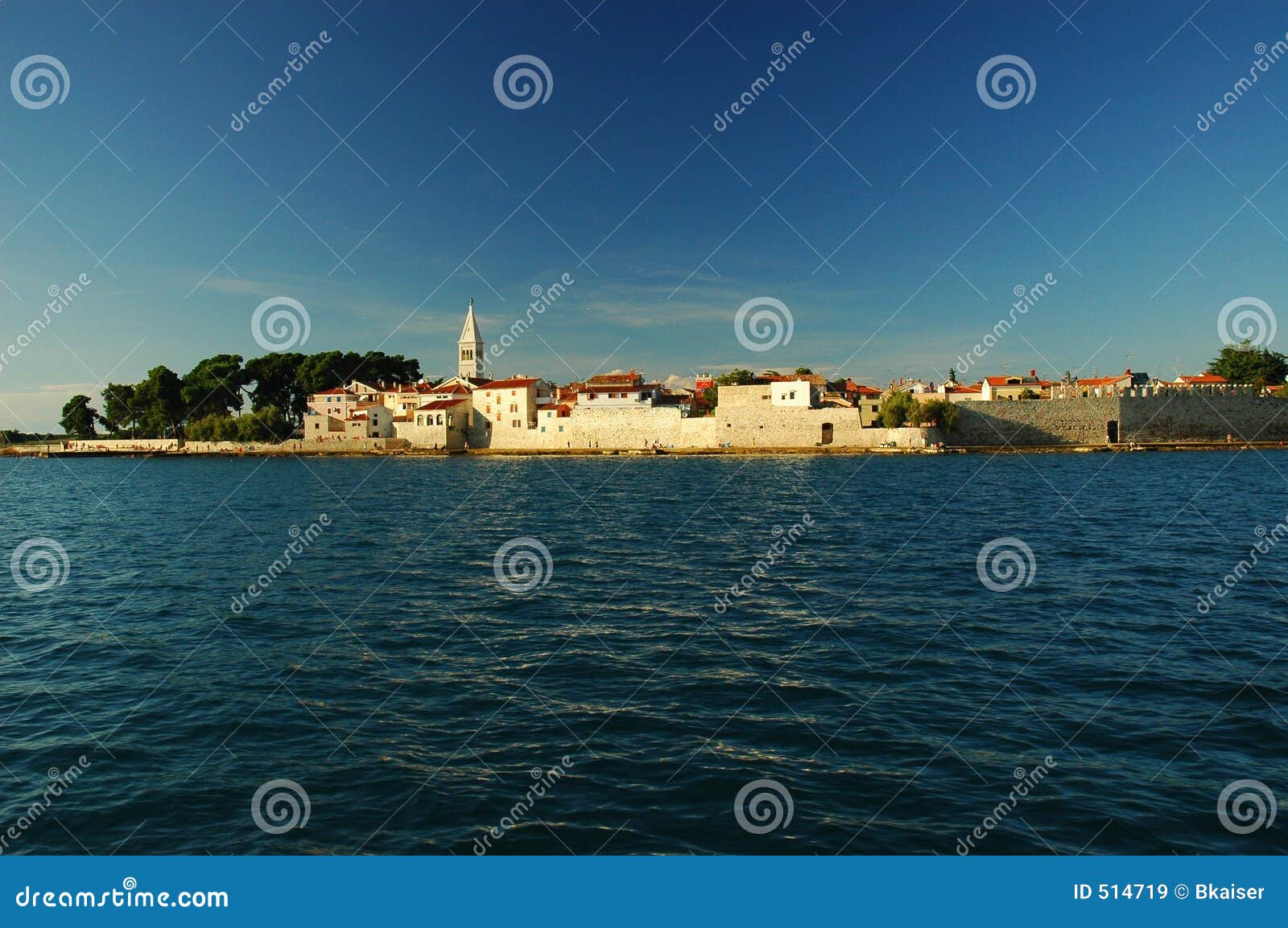 Novigrad city wall stock image. Image of historic, europe - 514719