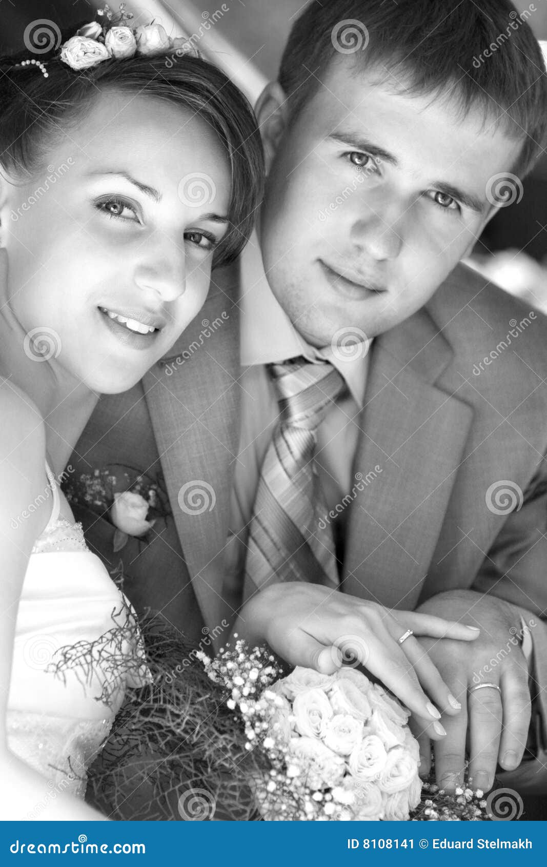 Novio y novia imagen de archivo. Imagen de atractivo, mujer - 8108141