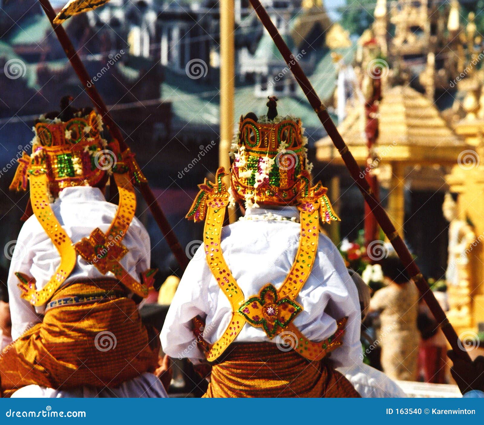 Novitiate nuns stock photo. Image of rangoon, worship, asia - 163540