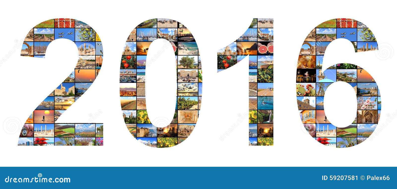 Novo, 2016, ano imagem de stock. Imagem de médio, executado - 59207581