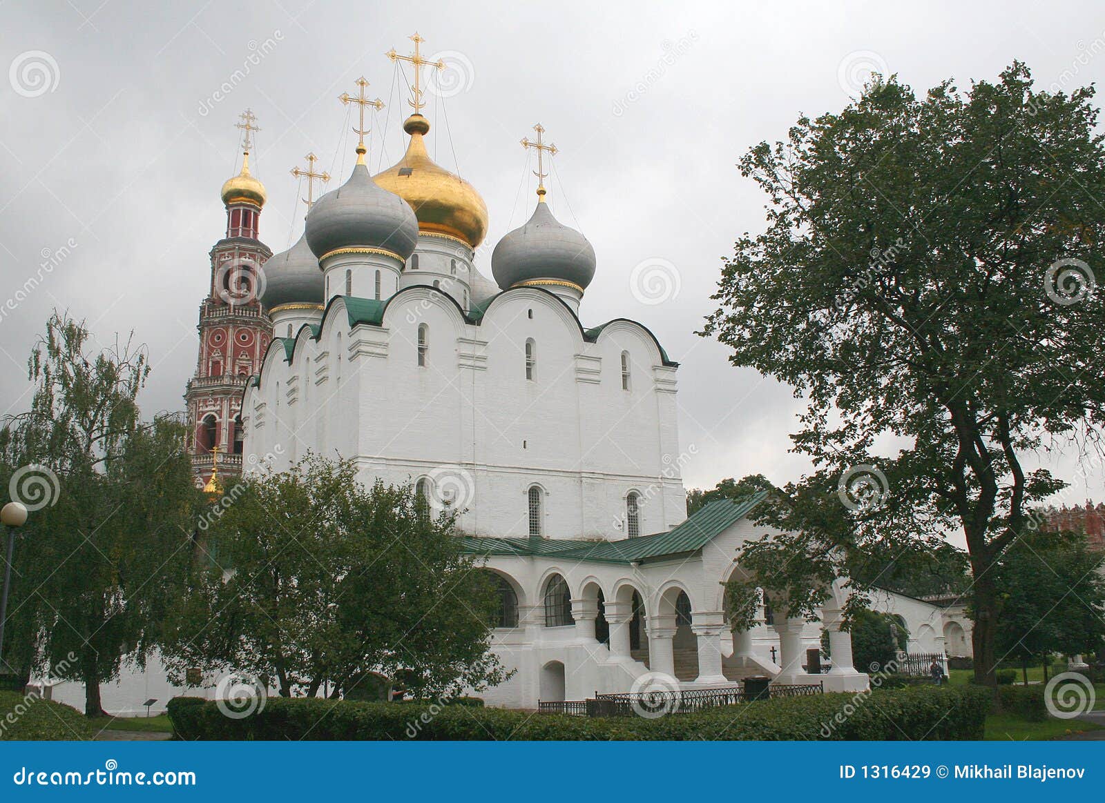 Novodevichy Convent 6 stock image. Image of cathedral - 1316429