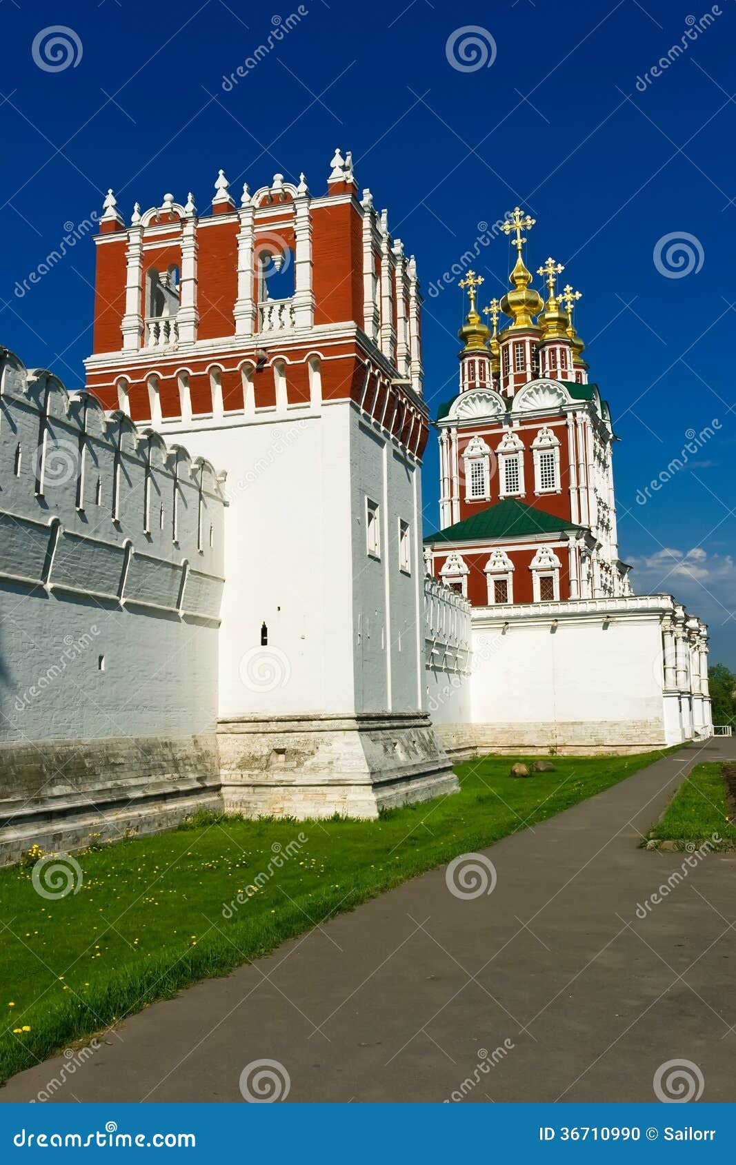 Novodevichy Convent stock photo. Image of church, summer - 36710990