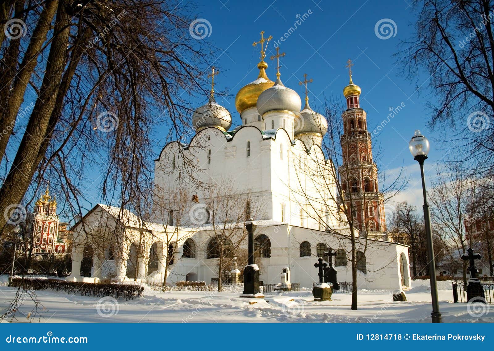 Novodevichy Convent in Moscow Stock Photo - Image of federation ...