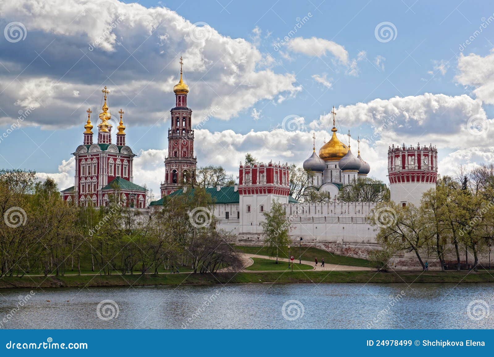 Novodevichy Convent in Moscow Stock Image - Image of architecture ...