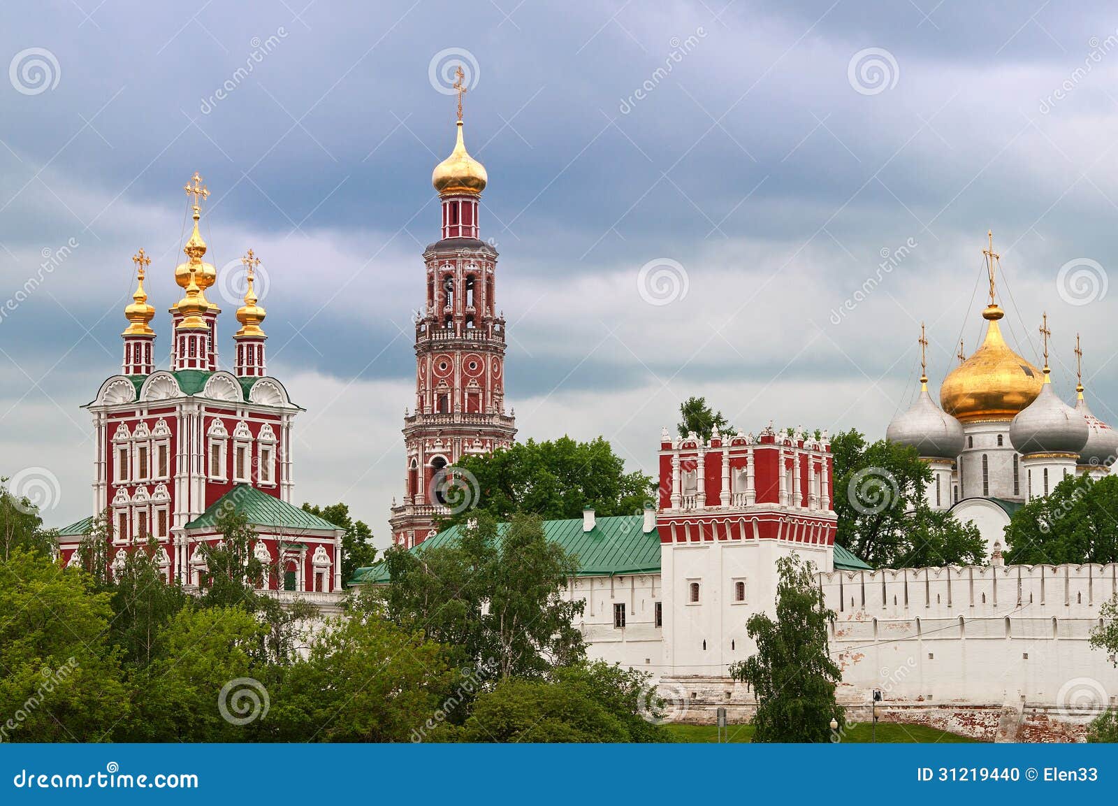 Novodevichy Convent stock photo. Image of famous, chapel - 31219440