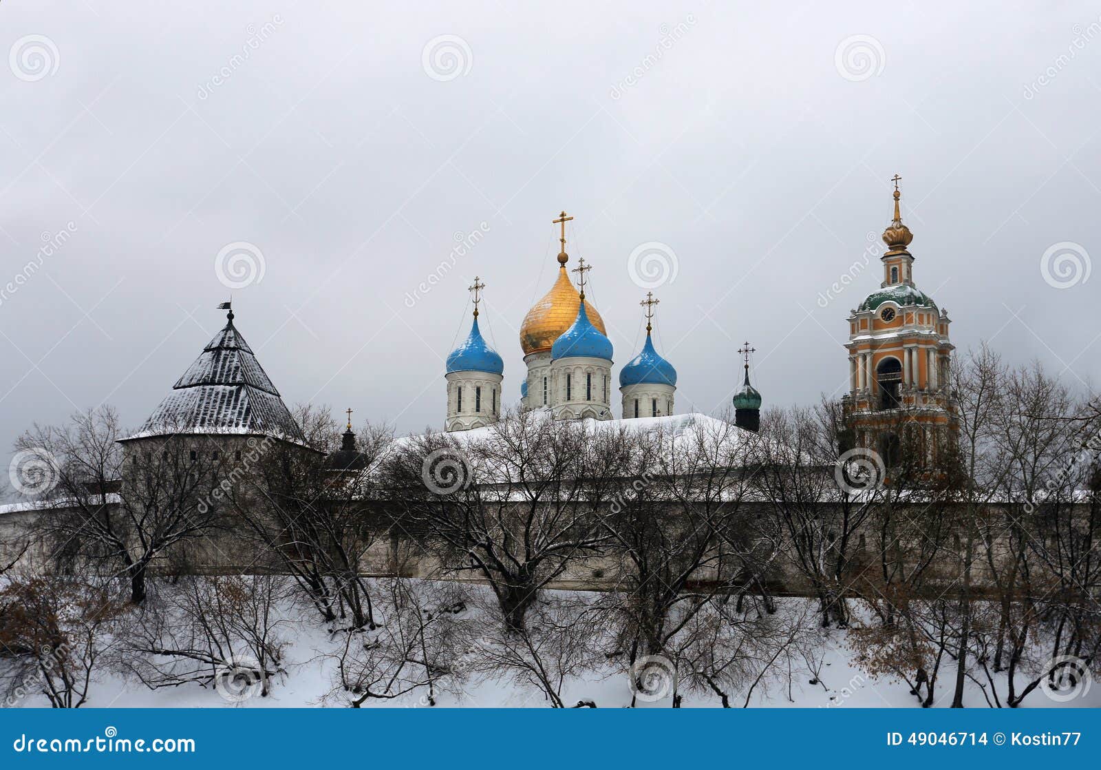 Novospassky monastery stock photo. Image of faith, christianity - 49046714