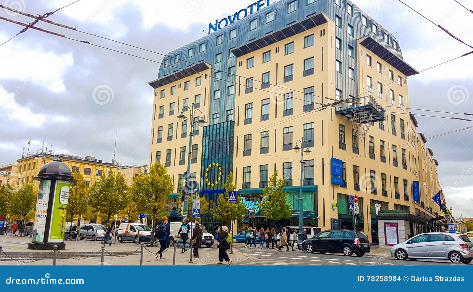 Novotel hotel in Vilnius editorial stock image. Image of vilnius - 78258984