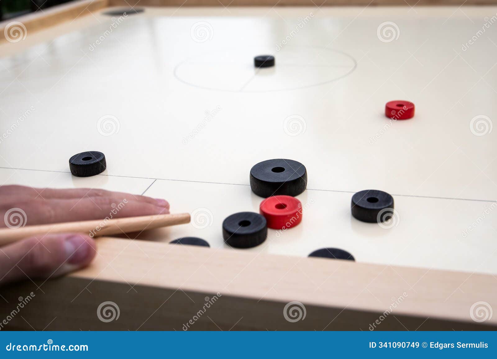 Novus Table, Cue in Hand and Novus Dice, Game with Hitting the Target ...