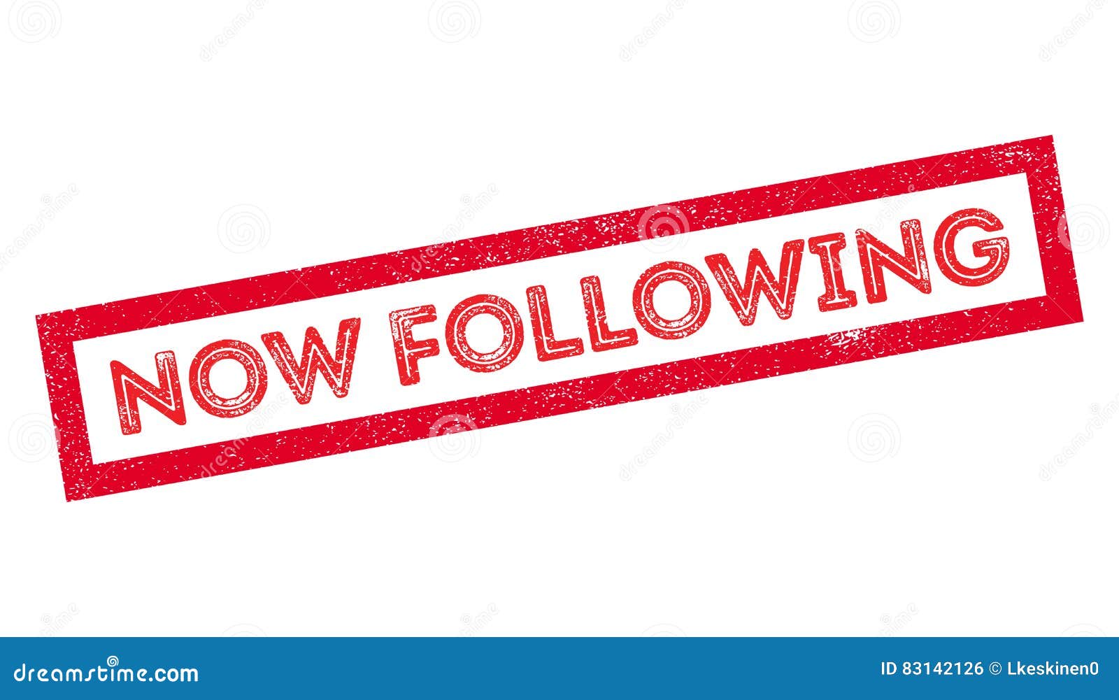 Now Following rubber stamp stock illustration. Illustration of symbol ...