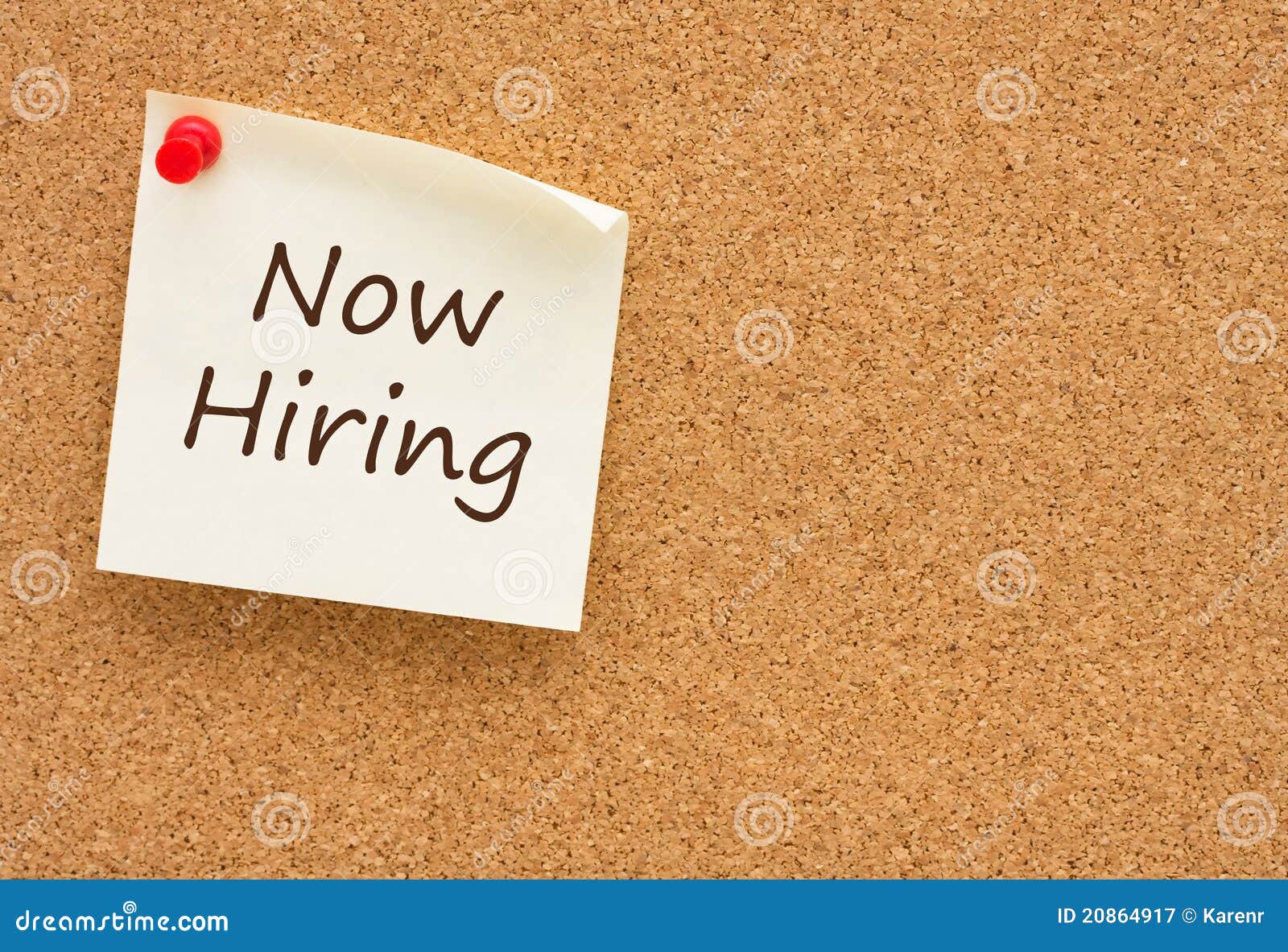 Now hiring stock image. Image of employee, copy, cork - 20864917