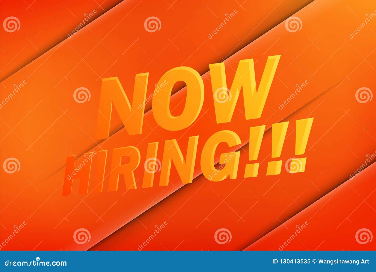 Now Hiring. Advertisement Poster or Banner Design. Stock Illustration ...