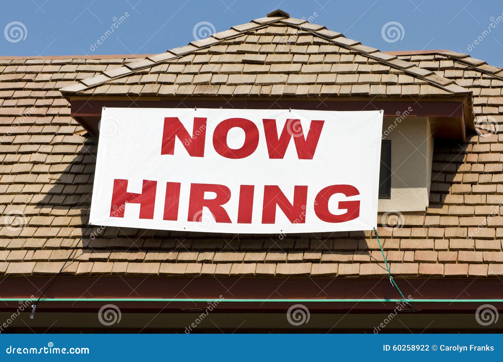 Now Hiring Banner stock photo. Image of outdoors, close - 60258922
