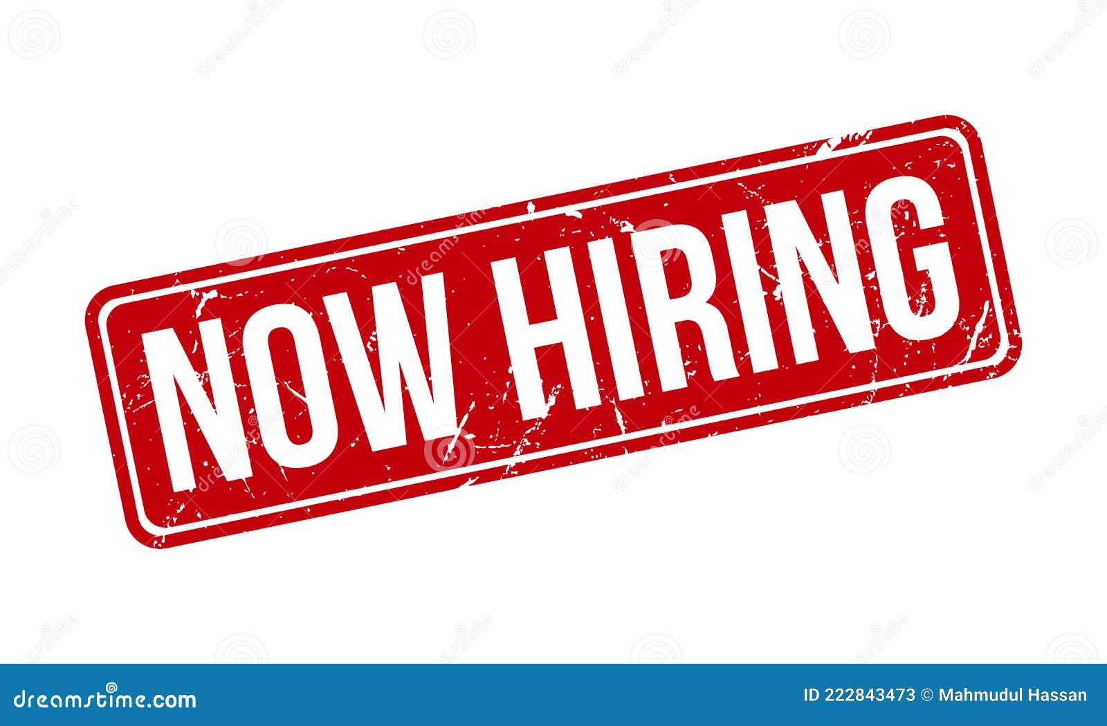Now Hiring Rubber Stamp. Red Now Hiring Rubber Grunge Stamp Seal Vector ...