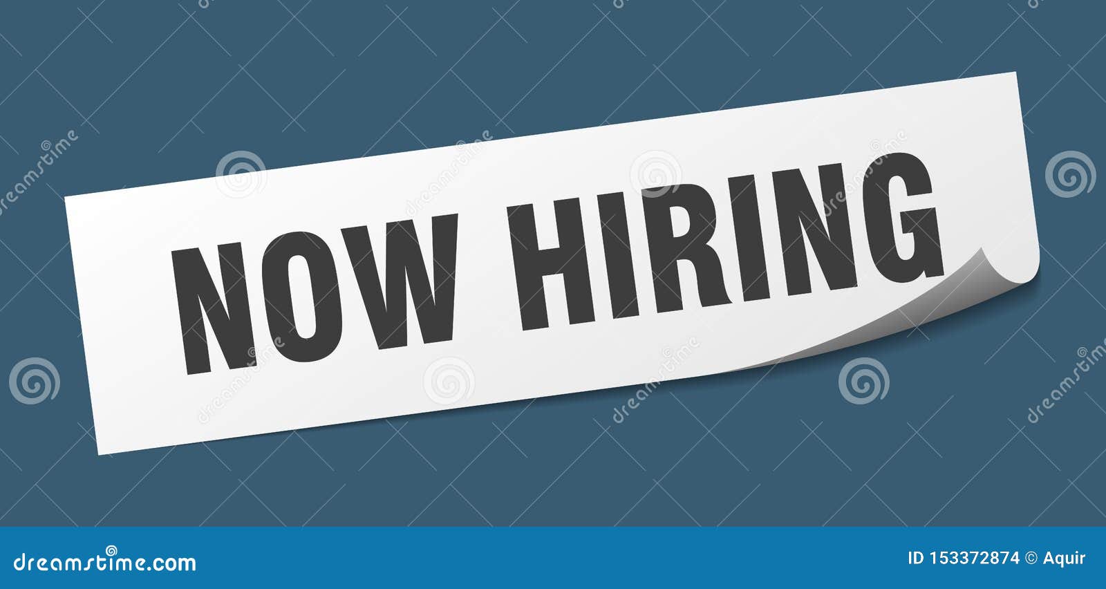 Now Hiring Sticker Or Label Set Cartoon Vector | CartoonDealer.com ...