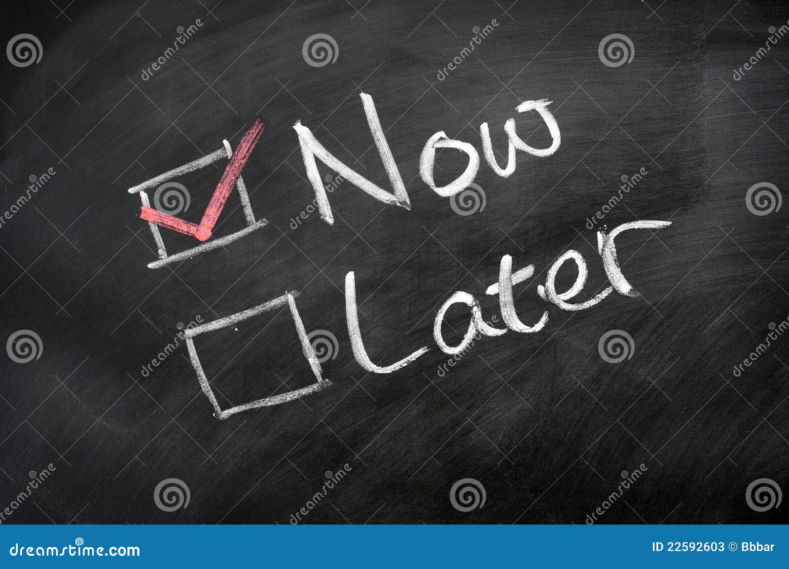 Now and Later Check Boxes stock image. Image of writing - 22592603