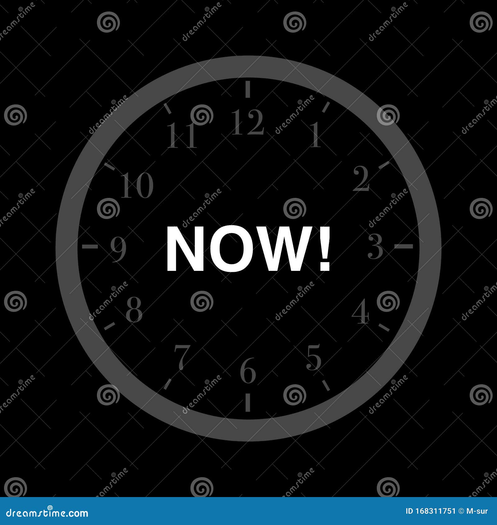 A Clock Immersed In A Flood, Illustrating The Profound Concept Of Sea ...