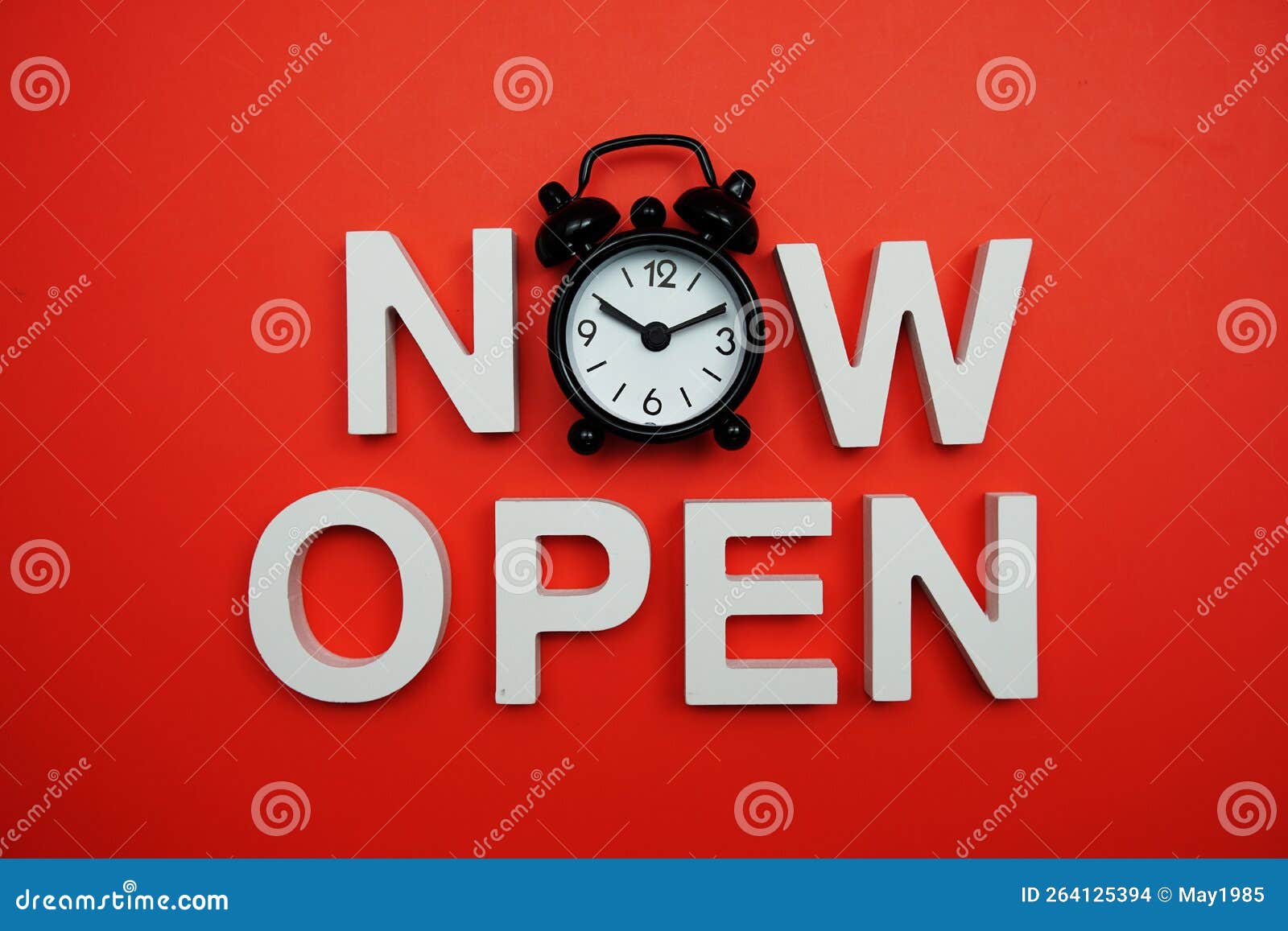 Now Open Alphabet Letters on Red Background Stock Photo - Image of ...