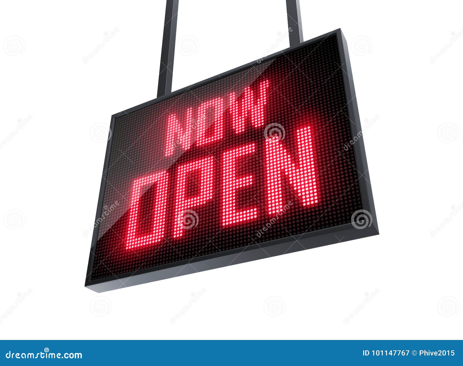 Now Open led sign stock illustration. Illustration of board - 101147767