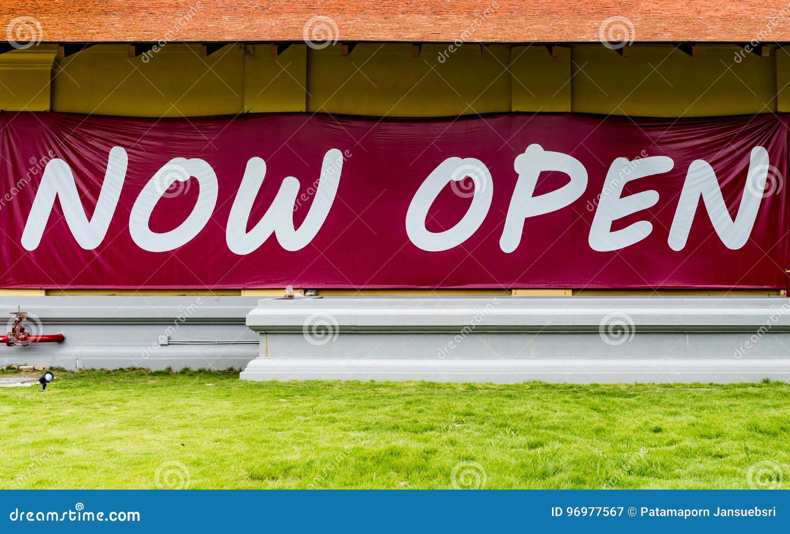 Now open sign stock image. Image of wall, text, white - 96977567