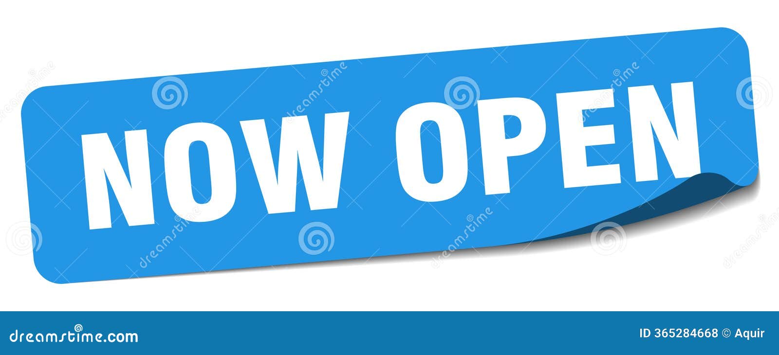Now Open Sticker. Now Open Sign On Transparent Background Vector ...