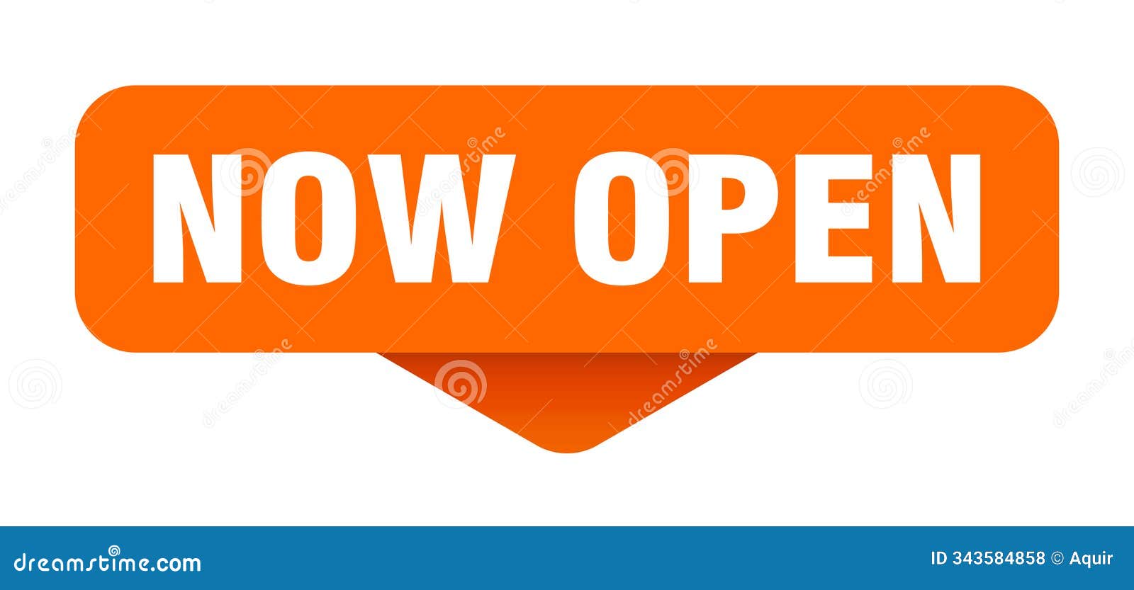 Now Open Sticker. Now Open Sign on Transparent Background Stock Vector ...