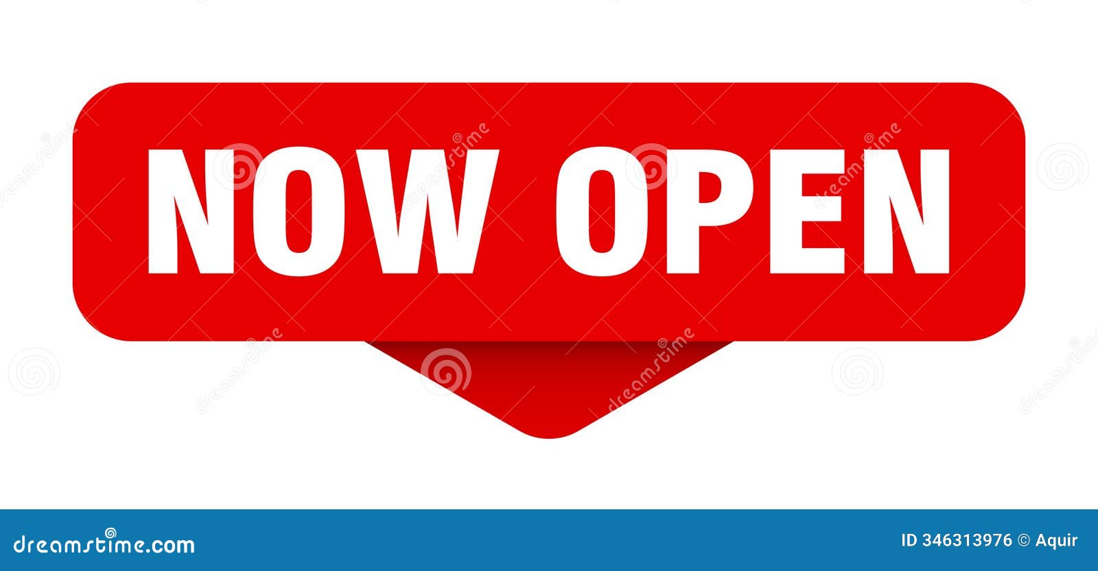Now Open Sticker. Now Open Sign On Transparent Background Vector ...