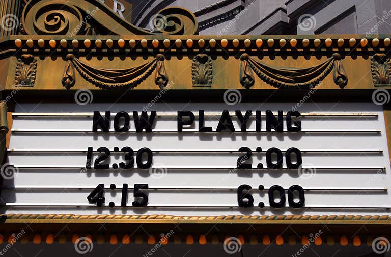 Now Playing stock photo. Image of show, entertainment, film - 232918