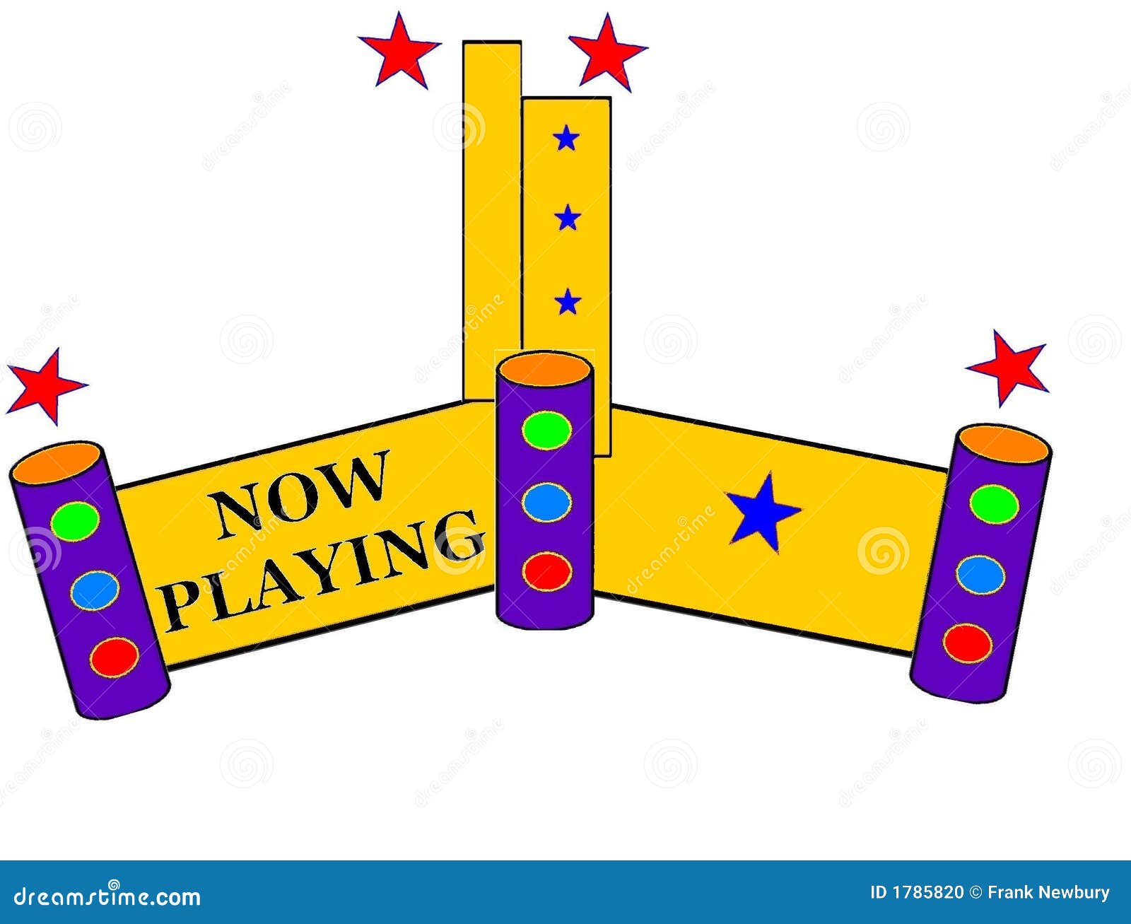 Now Playing at the movies stock illustration. Illustration of watch ...