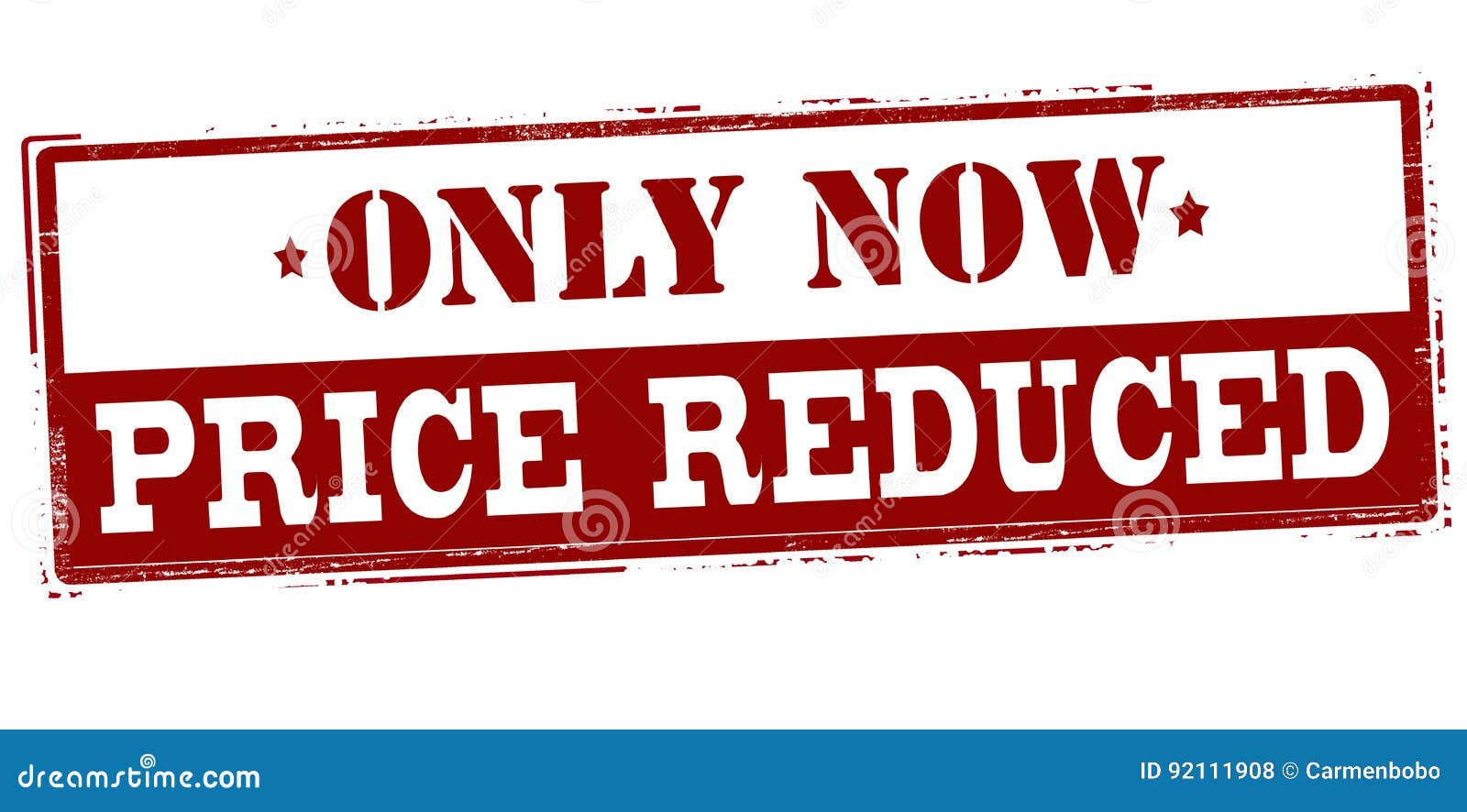 Only now price reduced stock illustration. Illustration of grungy ...