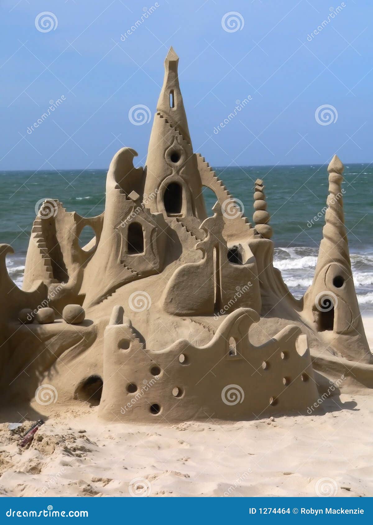 Now that S a sandcastle! stock photo. Image of beach, artwork - 1274464