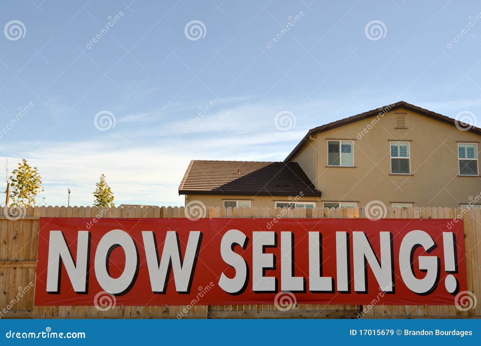 Now Selling Sign stock image. Image of blue, economy - 17015679