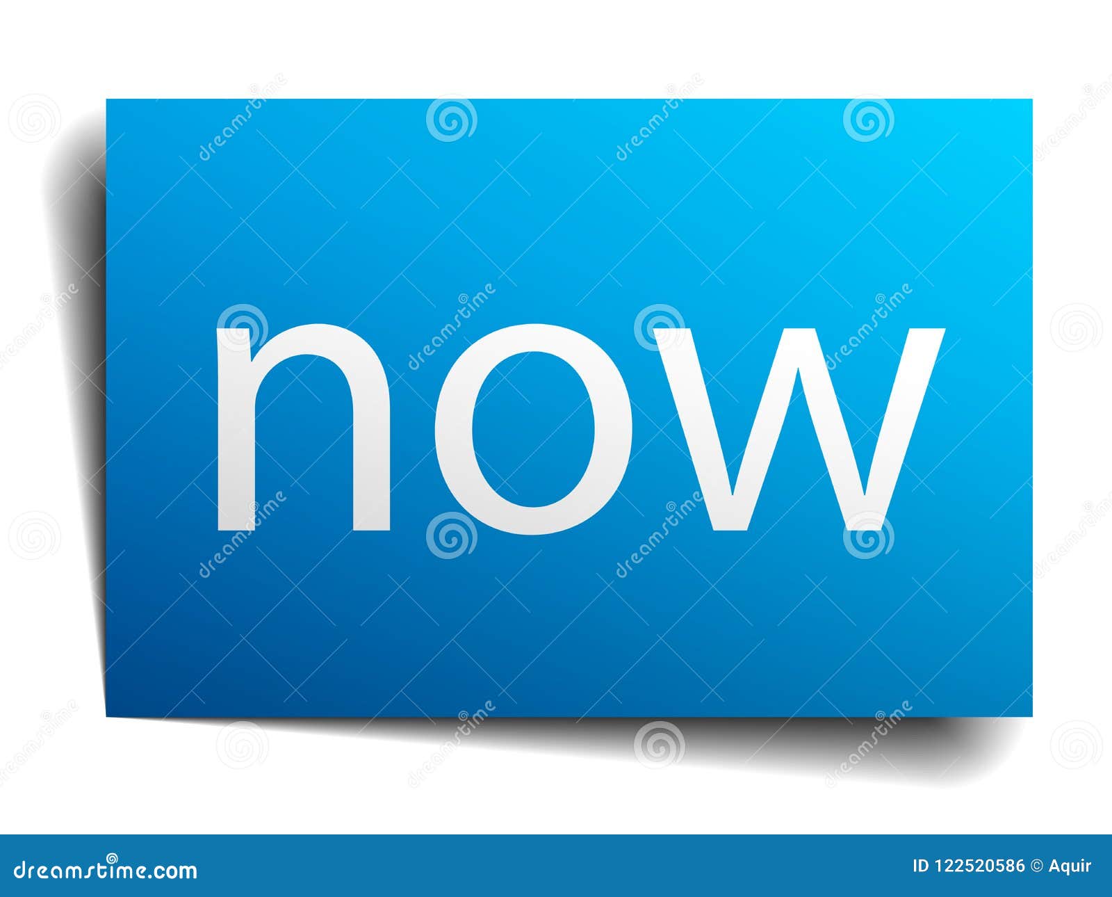 Now sign stock vector. Illustration of template, paper - 122520586