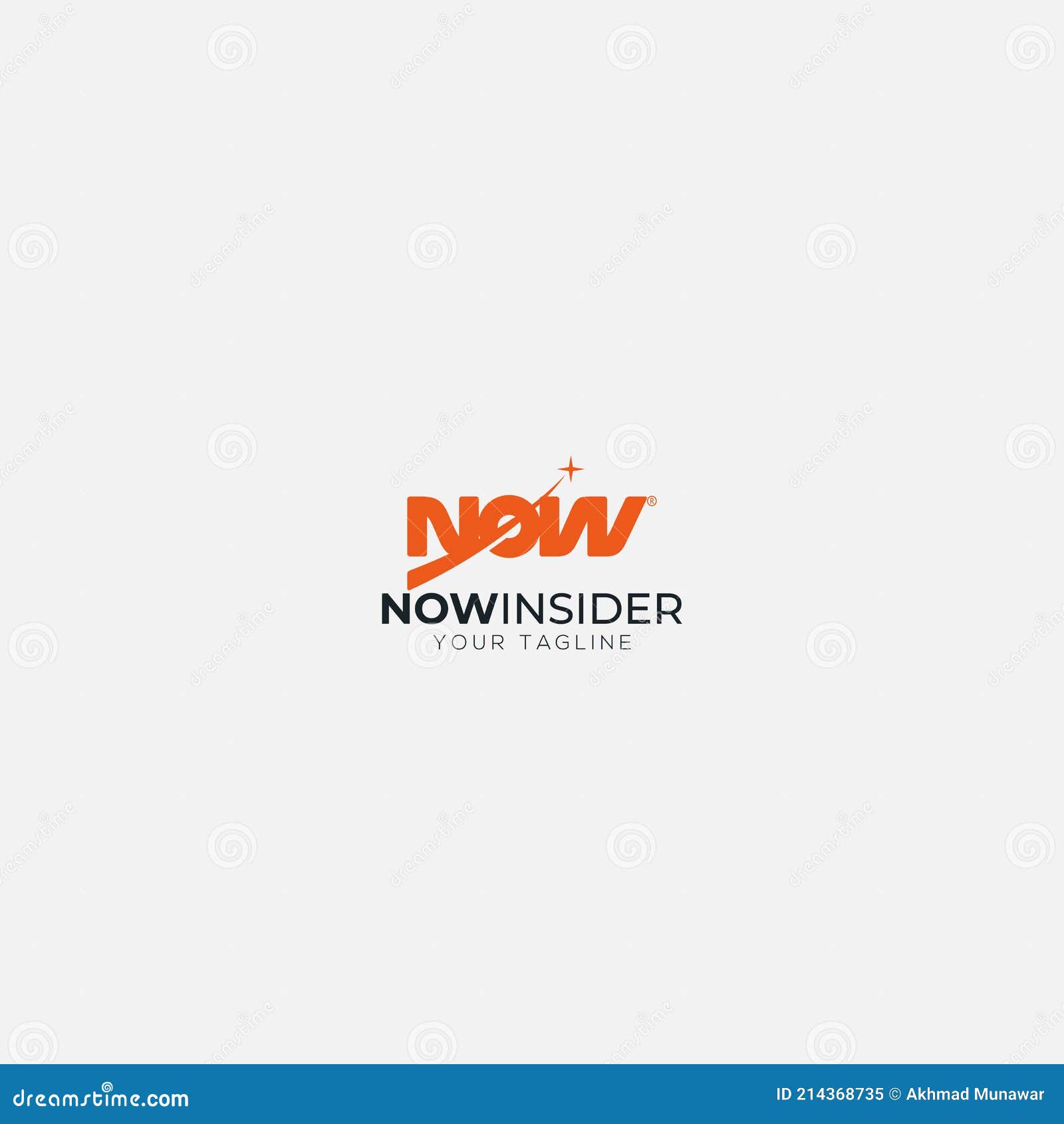 Now Star Insider Logo Australian Modern Stock Vector - Illustration of ...