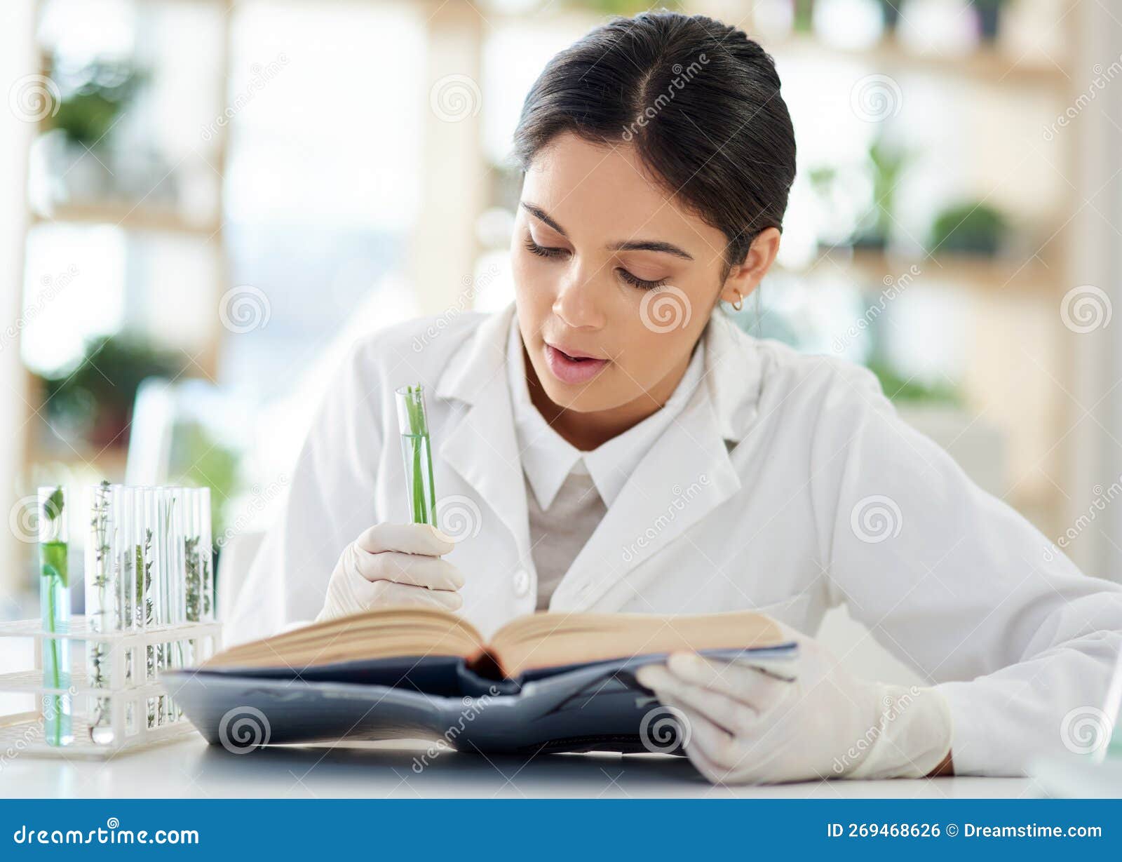 Now Thats an Interesting Fact I Didnt Know. a Young Scientist Reading a ...