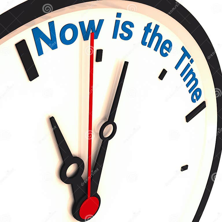 Now is the time stock illustration. Illustration of manage - 24560928