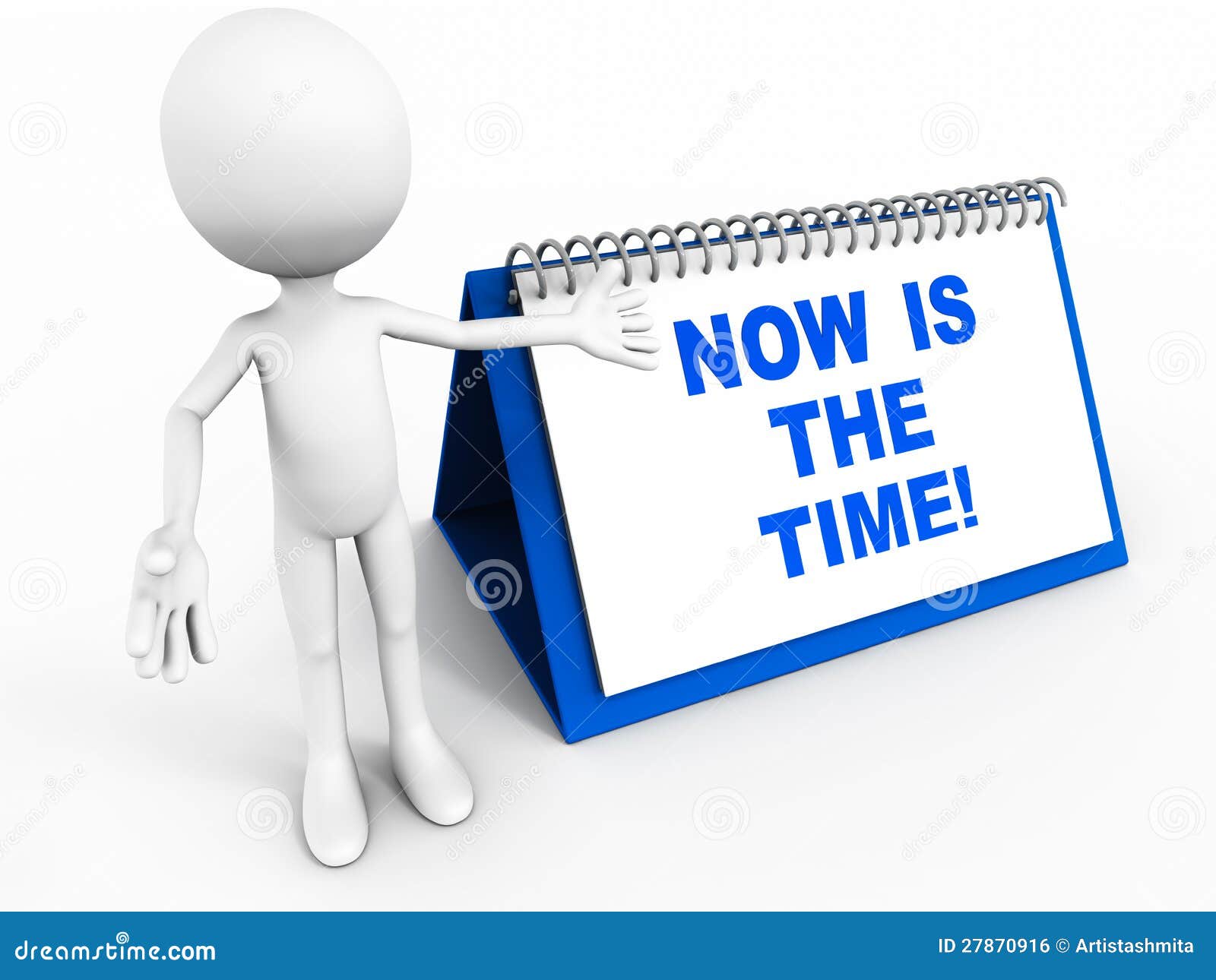 Now is the time stock illustration. Illustration of action - 27870916