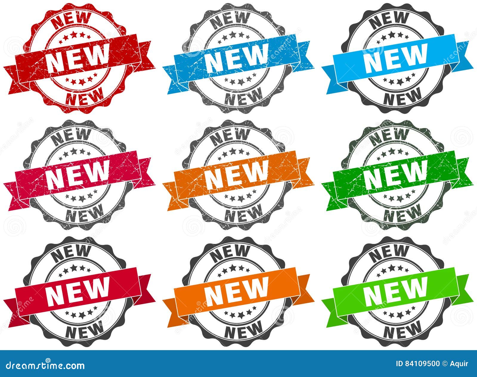 Nowy znaczek Znak foka ilustracja wektor. Ilustracja złożonej z znak ...